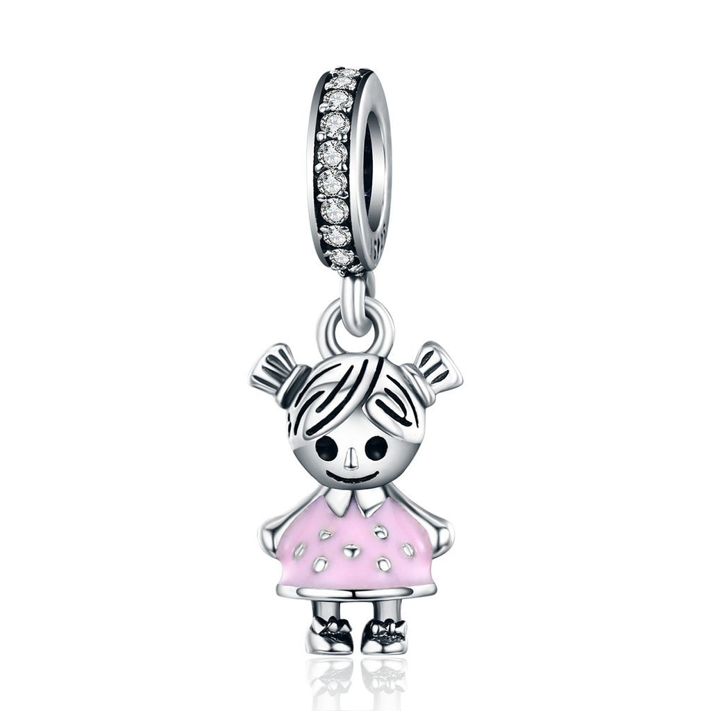 Little Girl Pendant Charm – The Silver Goose NZ